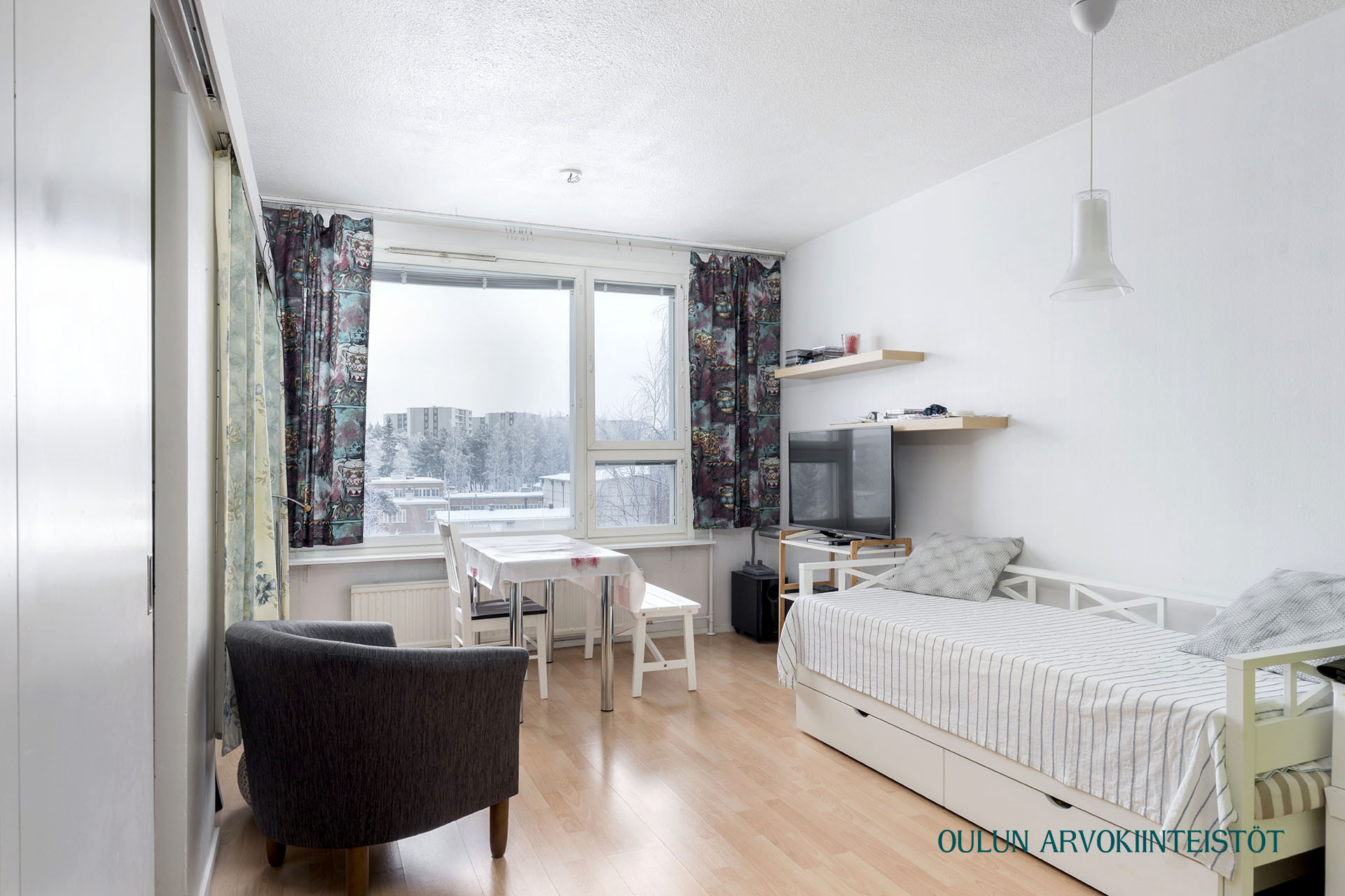 Kerrostalo, Salmelantie 7, Oulu, Myllytulli, 1oh, kk, alkovi, kph/wc ...